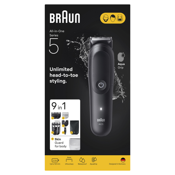 Braun All-in-One Series 5 AIO5540 9in1 Grooming Kit